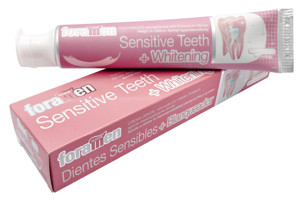 SENSITIVE TEETH TOOTH CREAM + WHITENER - Foramen